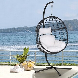 Egg-Shaped Hammock Swing Chair with Hanging Kit - Bed Bath & Beyond - 38190686
