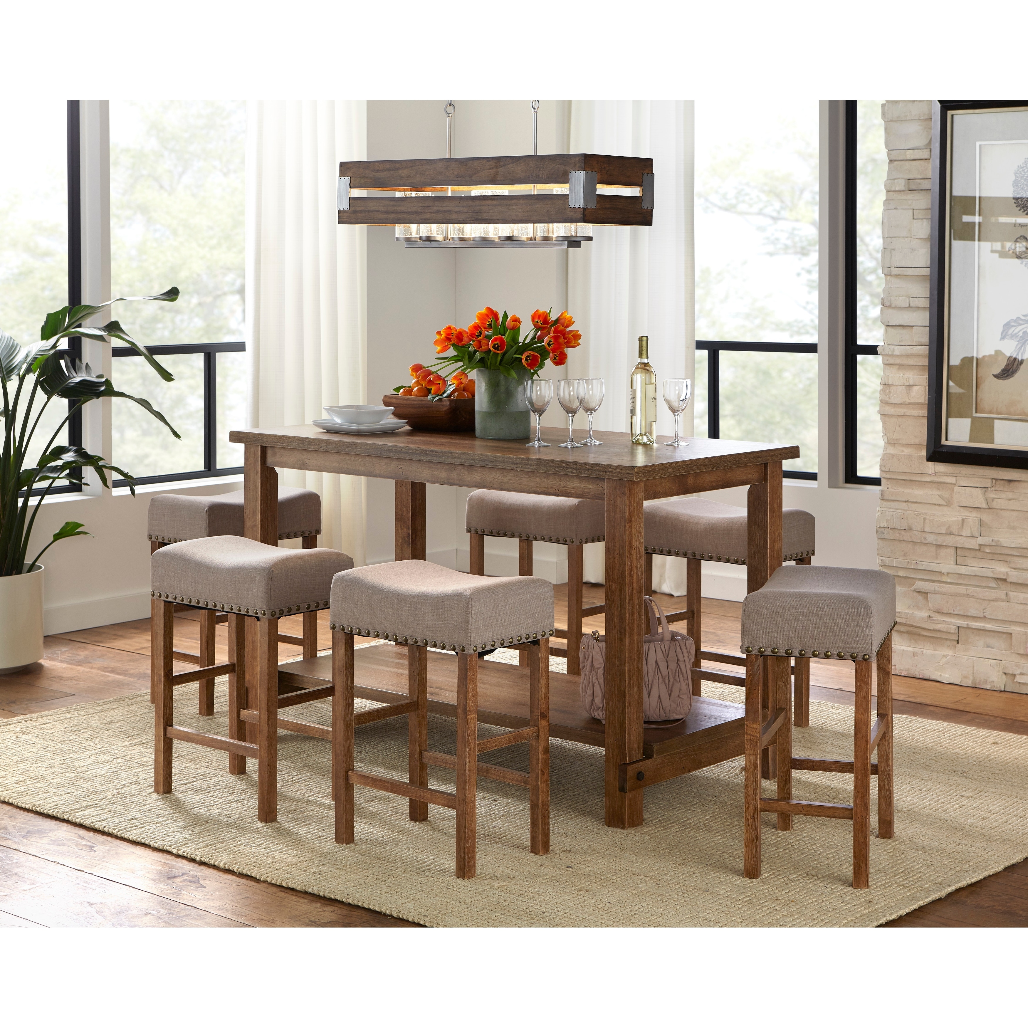 Simple Living Hathaway Counter Height Table - On Sale - Bed Bath ...
