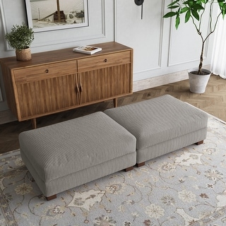 Modern Sofa Ottoman Foot Rest Stool for Living Room - Bed Bath & Beyond ...