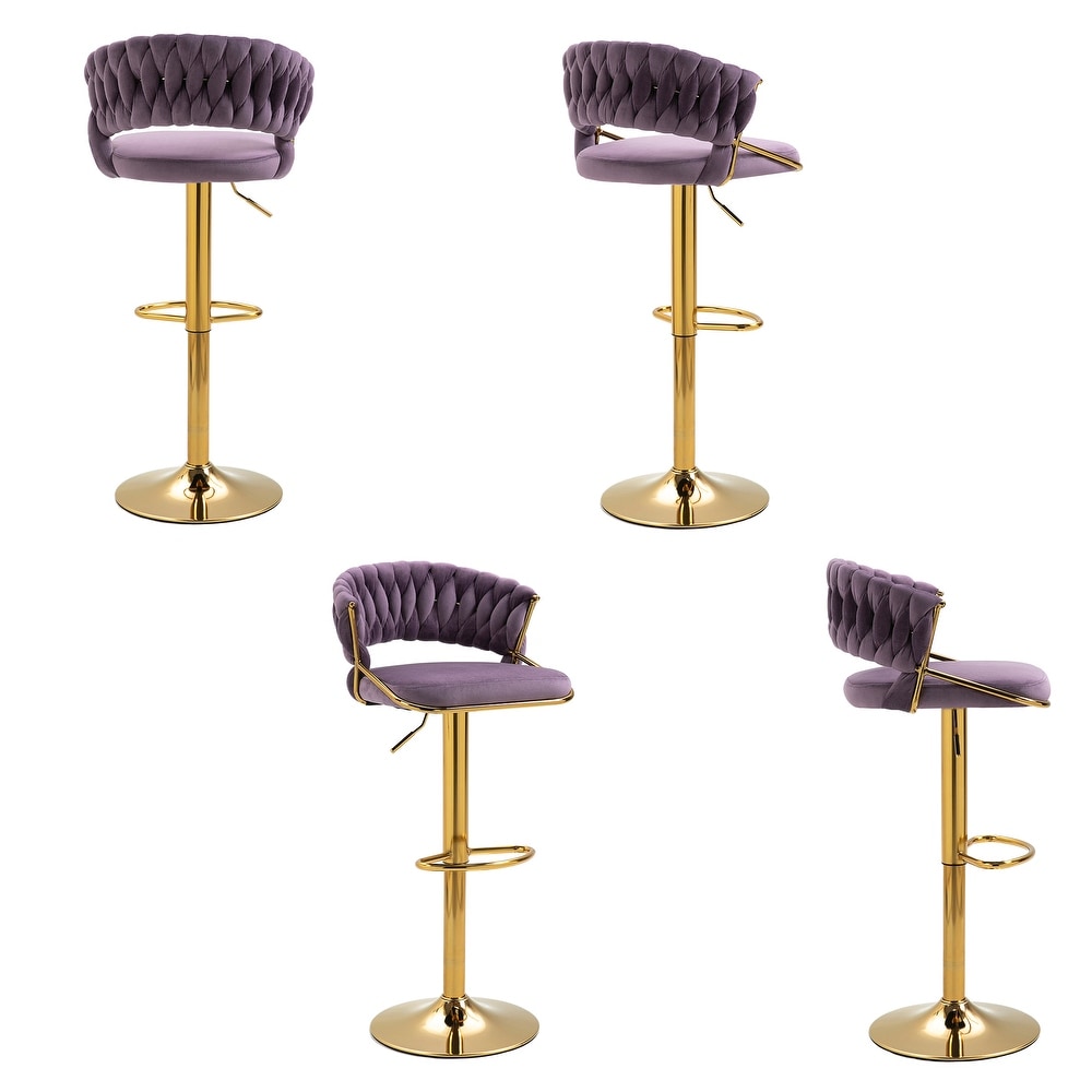 Purple Metal Counter and Bar Stools - Bed Bath & Beyond
