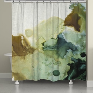 Laural Home Water and Earth Shower Curtain 71x72 - Bed Bath & Beyond ...