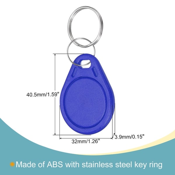 20Pcs RFID Key Fobs UID 13.56MHz Rewritable Proximity IC Smart Token ...