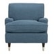 SAFAVIEH Chloe Navy Club Chair - 29.3" W x 34.3" D x 31.5" H - Bed Bath ...