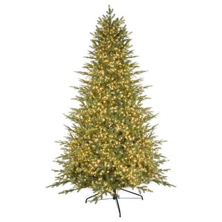 Holiday Bright Lights 7-1/2 ft. Full LED 2250 ct Emerald Pine Sparkle ...