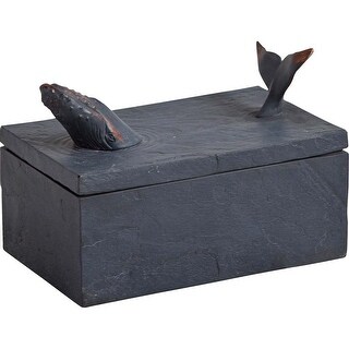 Barret II 7L x 11W Blue Humpback Whale Storage Box - 11 x 6.7 x 5.5 ...