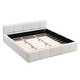 Christopher Knight Home Boucle Upholstered Grounded Bed Block-shape ...