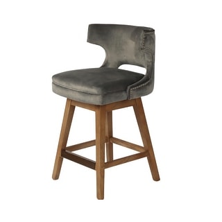 19" Wide Counter Stool, Grey - Bed Bath & Beyond - 37640100
