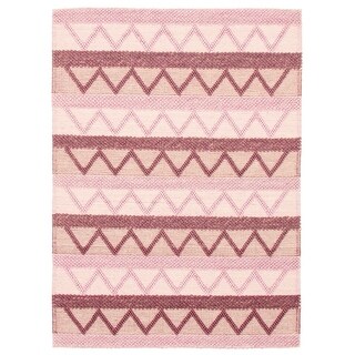 ECARPETGALLERY Braid weave Sienna Purple Wool Rug - 5'4 x 7'3 - Bed ...