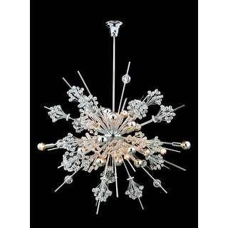 Allegri Constellation 30 Light 39" Wide Crystal Sputnik Chandelier ...
