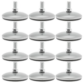 M10 x 11 x 50mm Screw on Leveling Feet Adjustable Leveler Floor ...