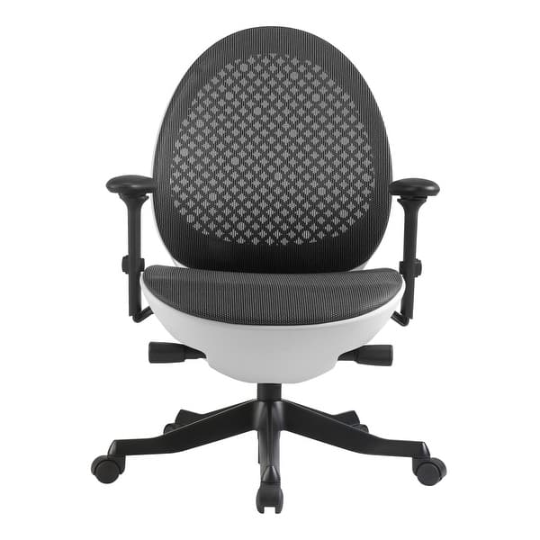 Ergonomic Aesthetic Shell-Shaped Back Height Adjustable Executive ...