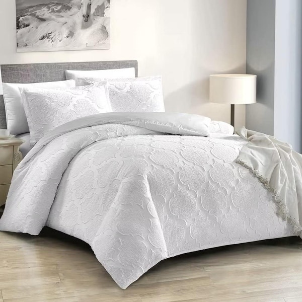 Wellco Twin Comforter Set - 2 Pieces All Season Bed Set Soft Polyester ...