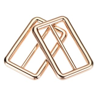 38mm(1.5") Metal Slide Strap Adjustable Buckle Fastener Gold Tone 4pcs ...