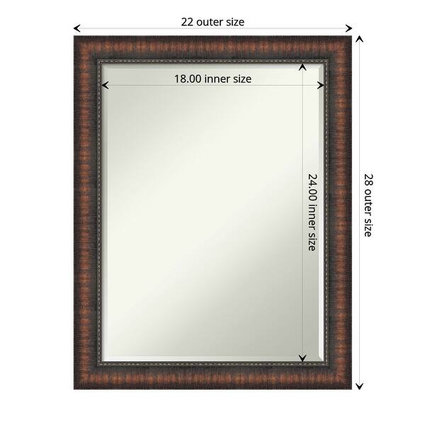 Caleb Brown Half-Inch-Beveled Bathroom Wall Mirror - Caleb Brown ...