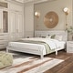 GALANO Layton Wood Frame King Platform Platform Bed with Headboard ...