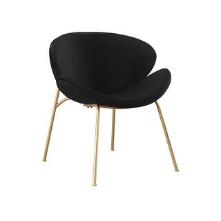 Modern Velvet Dining Chairs Set of 2, Fallow Living Room Accent Chairs ...