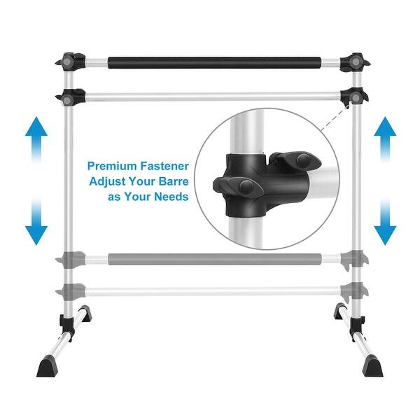 Double-Decked Liftable Dance Pole Ballet Pole Yoga Stretching Fitness ...