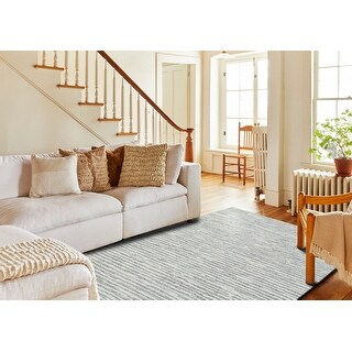 NuStory Grey Silt Hand Tufted Contemporary Area Rug in Grey - Bed Bath ...