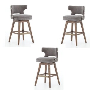 Task Swivel Stool (Set of 3) - 35.5"H (SH 26.5") x 18.5"W x 21.5"D ...