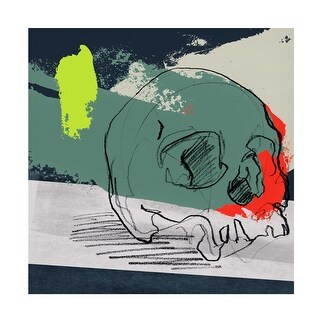 Jennifer Paxton Parker 'Mod Skull Collage I' Canvas Art - Bed Bath ...