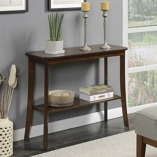 Traditional Console Table in Espresso Wood Finish - 54 x 84 - Bed Bath ...