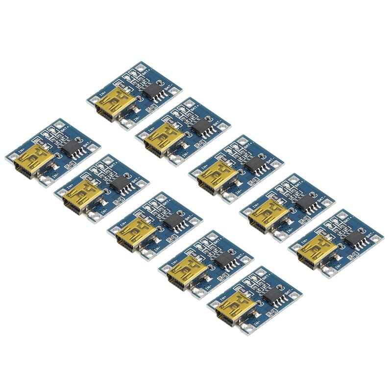 TP4056 MINI USB 4.5-5.5V 1A 18650 Battery Charger Module Panel Pack of ...