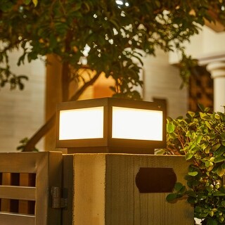 Large Square Solar Power Wall Light - Bed Bath & Beyond - 38120749