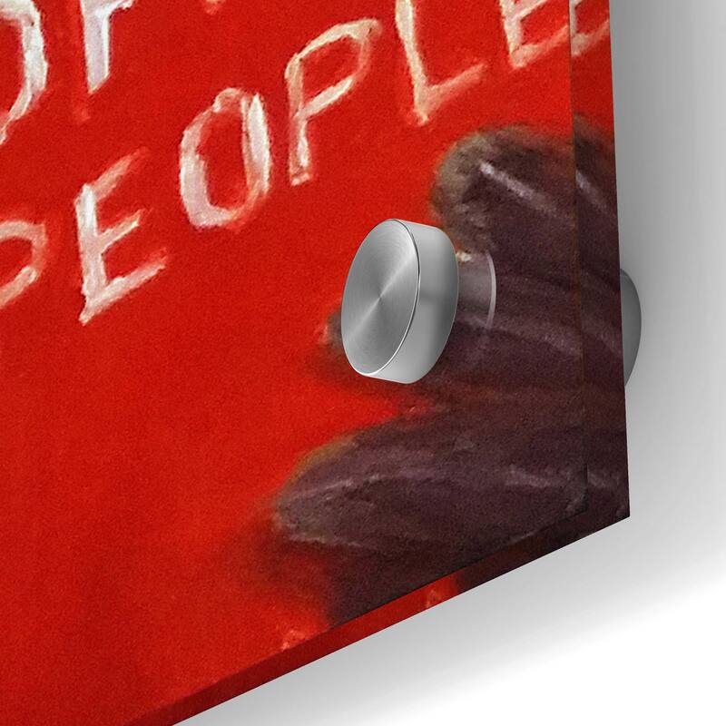 Epic Art 'Pooping on People' by Lucia Heffernan, Acrylic Glass Wall Art ...