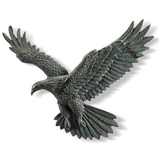 Spi Flying Eagle Wall Plaque 24.5" X 29" X 2.5" 6.5 Lbs. Aluminum - Bed ...