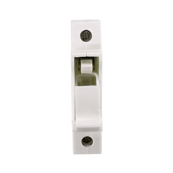 DIN Rail Mount Fuse Holder RT18-32 10mmx38mm w Indicator Light White ...