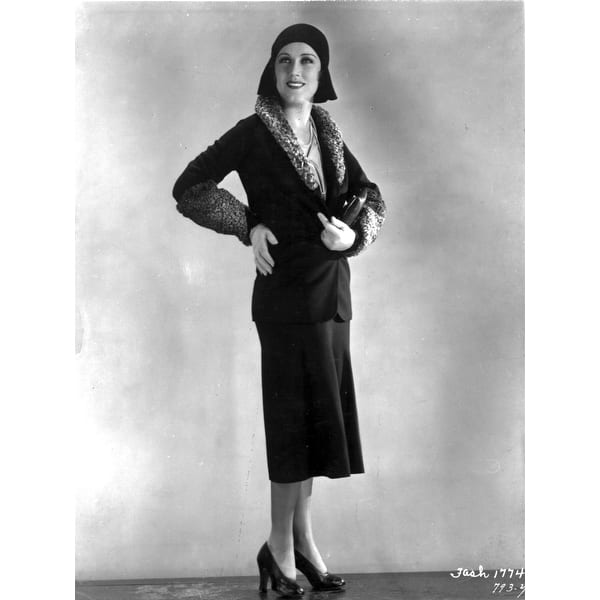 Fay Wray Posed in Black Two Piece Dress Photo Print - Bed Bath & Beyond ...