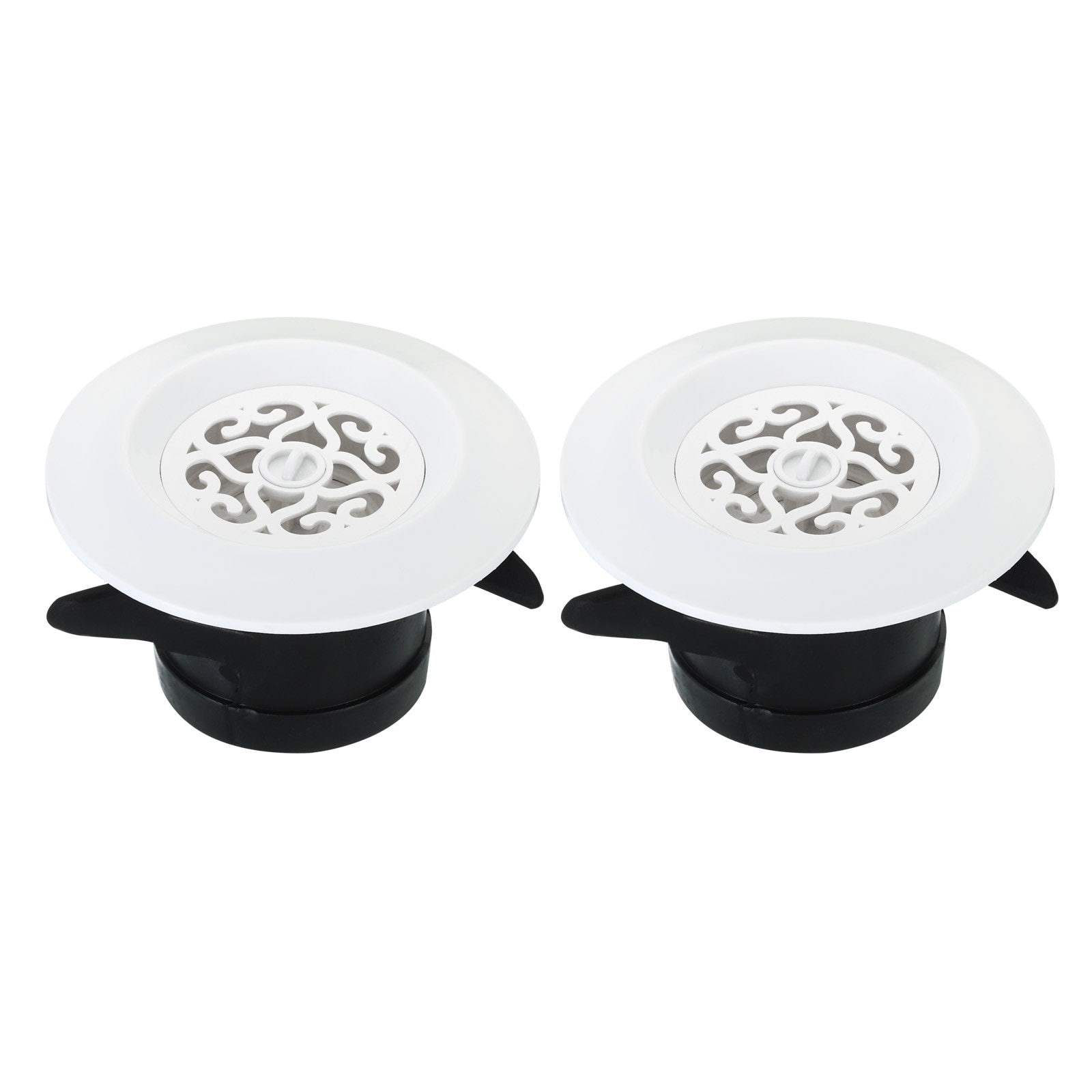 3" Round Air Vent Adjustable Grill Cover Louver Soffit Vent w Screen ...