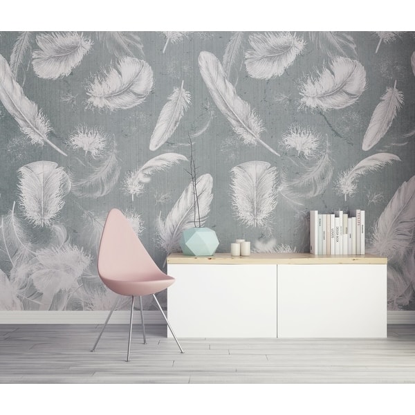 feather print wallpaper