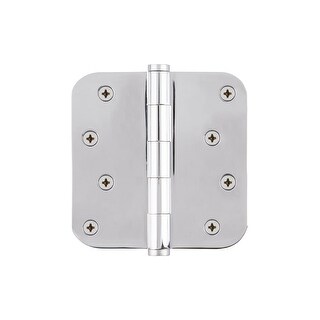 Viaggio 602-4-STAG-HINGE-RAD 4" x 4" Solid Metal 5/8" Radius Corner ...
