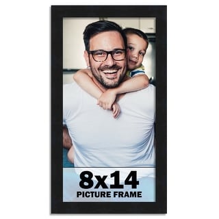 8x14 Frame Black Picture Frame - Complete Modern Photo Frame Includes ...
