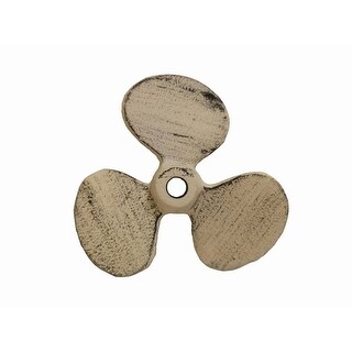 Aged White Cast Iron Propeller Paperweight - Bed Bath & Beyond - 35571853