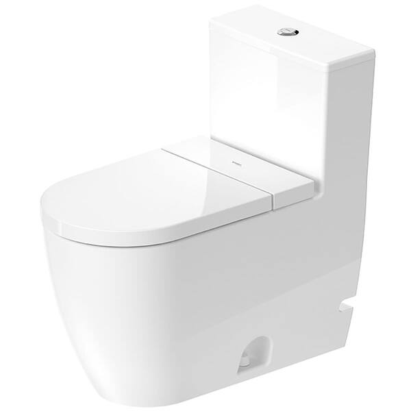 Duravit ME by Starck0.92/1.32 GPF Dual Flush One-Piece Rimless Toilet ...