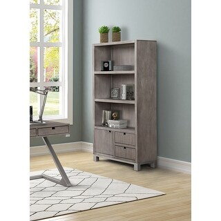 Bridgevine Home Pacific Heights 72inch Bookcase, No Assembly Required ...
