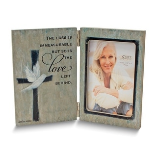 Curata The Loss is Immeasurable.Poem Hinged Wooden 3.5x5 Photo Frame ...