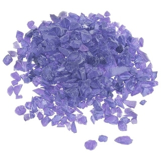 Decorative Glass Gravel 450g/1 lbs Irregular Rock Sand Stone - Bed Bath ...