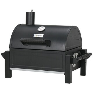 Charcoal BBQ Grill with Ash Catcher and Built-in Thermometer - Bed Bath ...