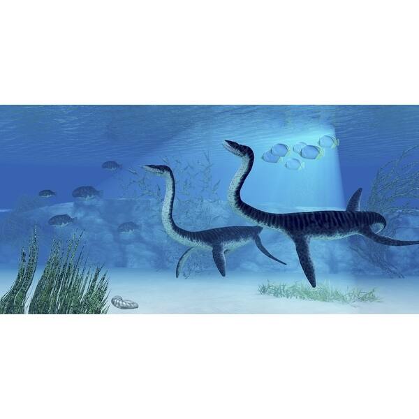 Jurassic Seas Were Full Of Life Such As The Plesiosaurus Dinosaur Which ...
