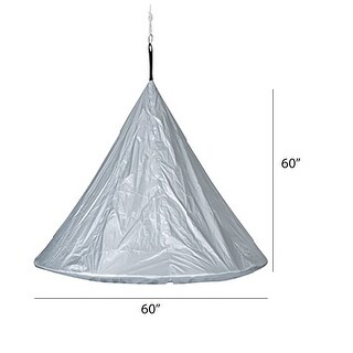 60 H x 60 W x 60 D Outdoor Silver Tear Drop Cover/ Prevents Dirt, Bugs ...