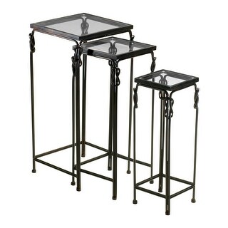 Cyan Design 04311 Dupont Nesting Tables - Rustic Iron - Bed Bath ...