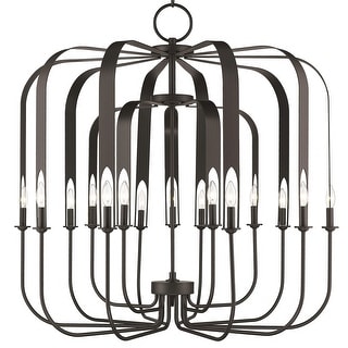 Livex Lighting Addison 15 Light 42" Wide Taper Candle Chandelier - Bed ...