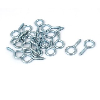 Jewelry Garden Vine Wire 3.9mm Thread Dia Eyelet Screw Eye Hook 20pcs ...