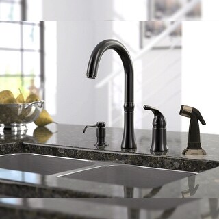 Kitchen Faucet Side Sprayer With Holder In Oil Rubbed Bronze And Chrome ...
