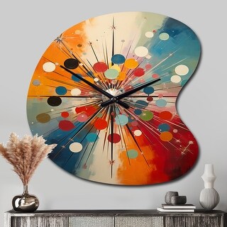 Colorful Mid Century Optical Serenade IV - Abstract Midcentury Large ...