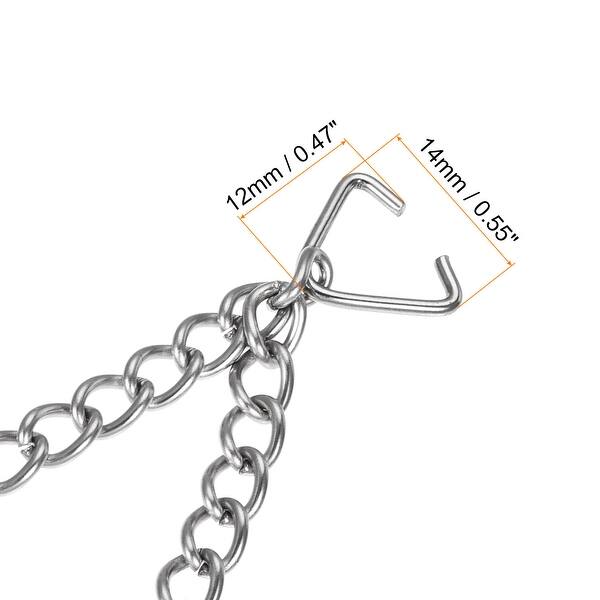 6pcs Toilet Flapper Chain 24cm Toilet Handle Lever Flush Replacement ...