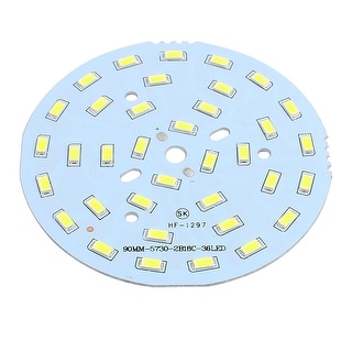 89mm Dia 18W 36 LEDs 5730 SMD Pure White LED Ceiling Light Aluminum ...